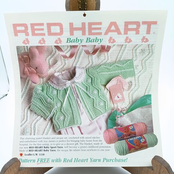 Red Heart | Office | Vintage Red Heart Crochet Pattern And Instructions ...